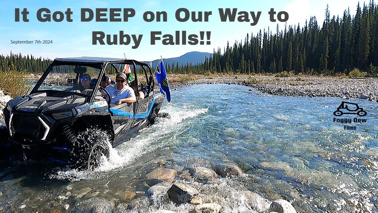 Cadomin to Ruby Falls 2024, 130km in a Day, and, IT GOT DEEP!! - YouTube