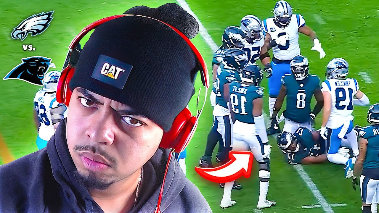 THEY GOT LUCKY😱!!! Carolina Panthers vs. Philadelphia Eagles NFL Game ...