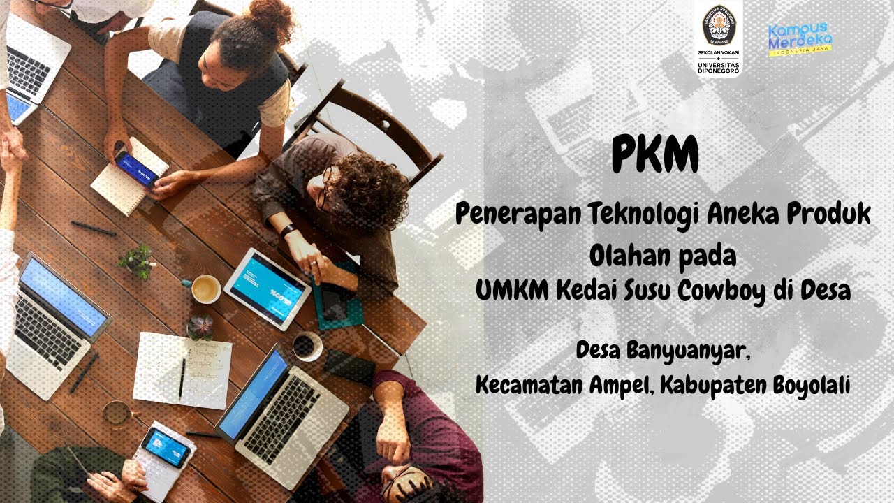 PKM Penerapan Teknologi Aneka Produk Olahan UMKM Kedai Susu Cowboy di ...