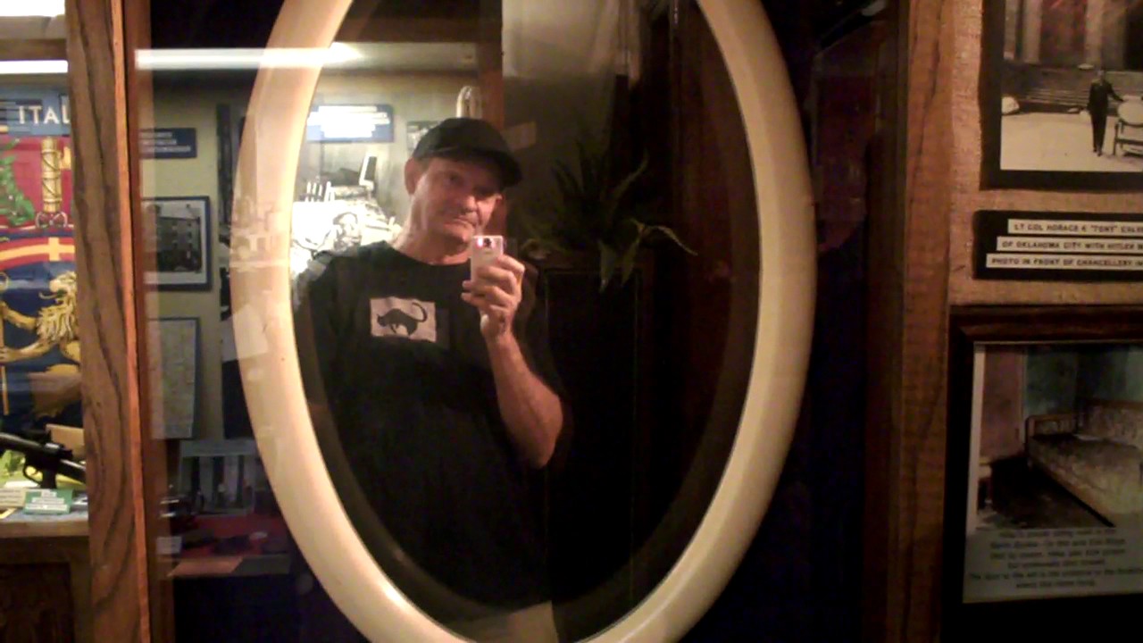 Hitlers Mirror at the 34th infantry museum in OKC - YouTube