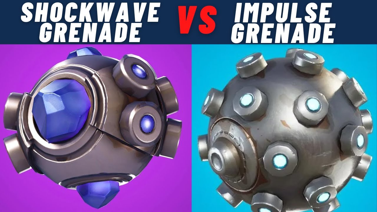 Impulse Grenade VS Shockwave Grenade Fortnite Update Today! - YouTube
