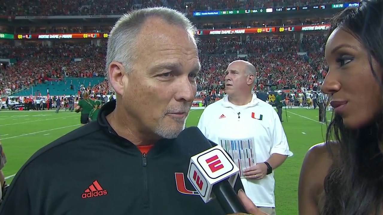 NCAAF - Notre Dame at Miami (2017) - YouTube