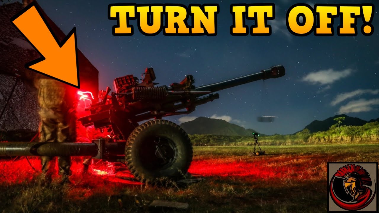 Why is light discipline so important on the artillery gun line? - YouTube