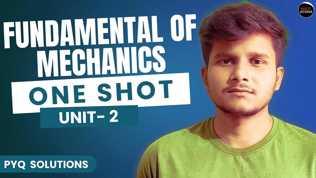Fundamental of Mechanics | FME | Unit-2 | One Shot | Aktu Exams | BME-101/201 | 1st Year Aktu ...