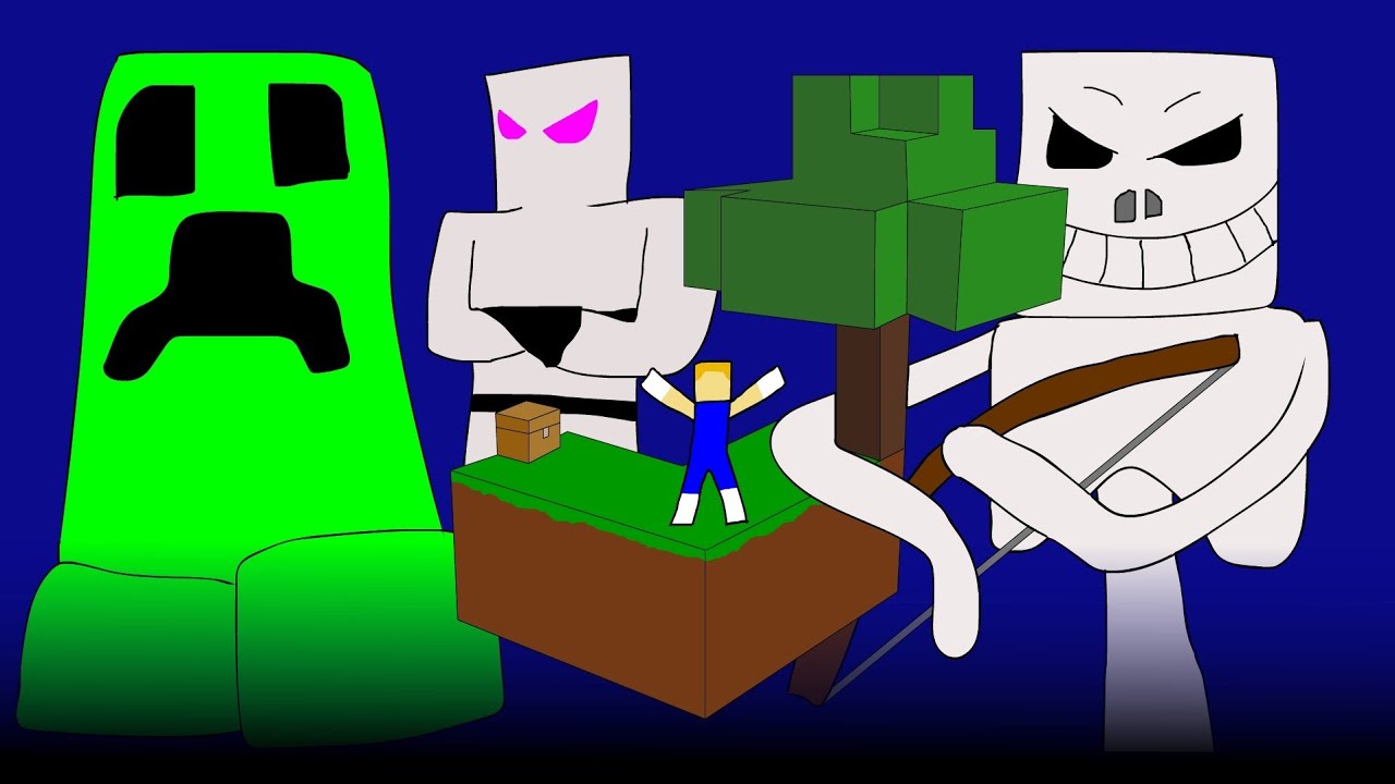 SKYBLOCK NIGHTMARES | minecraft animation - YouTube