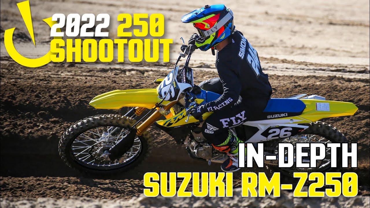 In-Depth 2022 250 Shootout: 2022 Suzuki RM-Z250 - YouTube