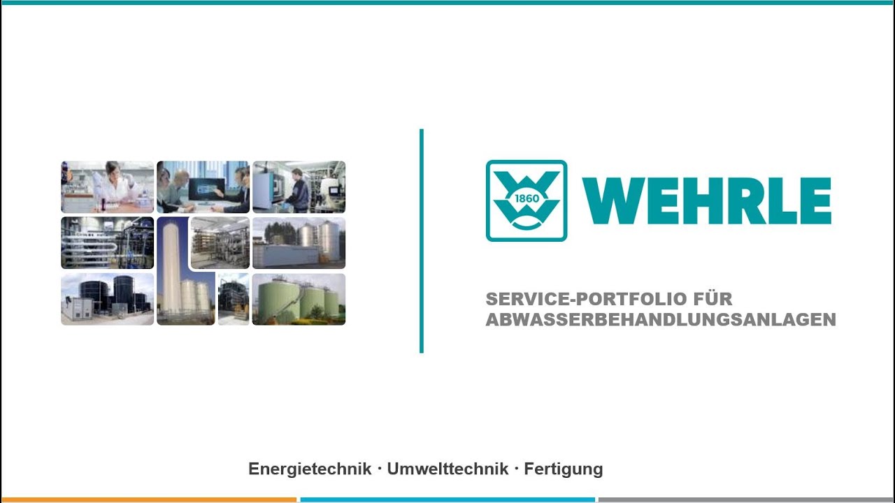 WEHRLE Service Portfolio für Abwasserbehandlungsanlagen - YouTube