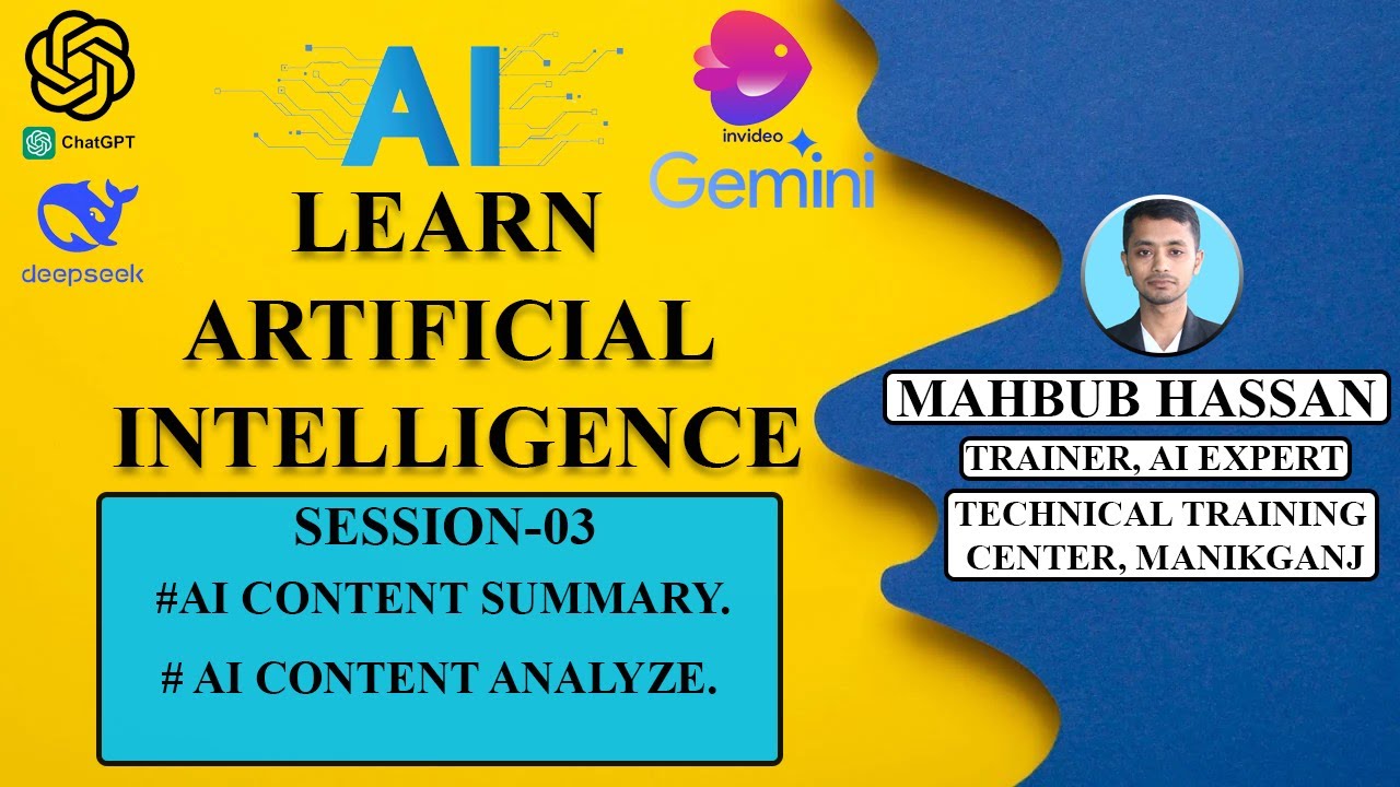 Artificial Intelligence II AI Content Summarize & Analyze (Session-03 ...