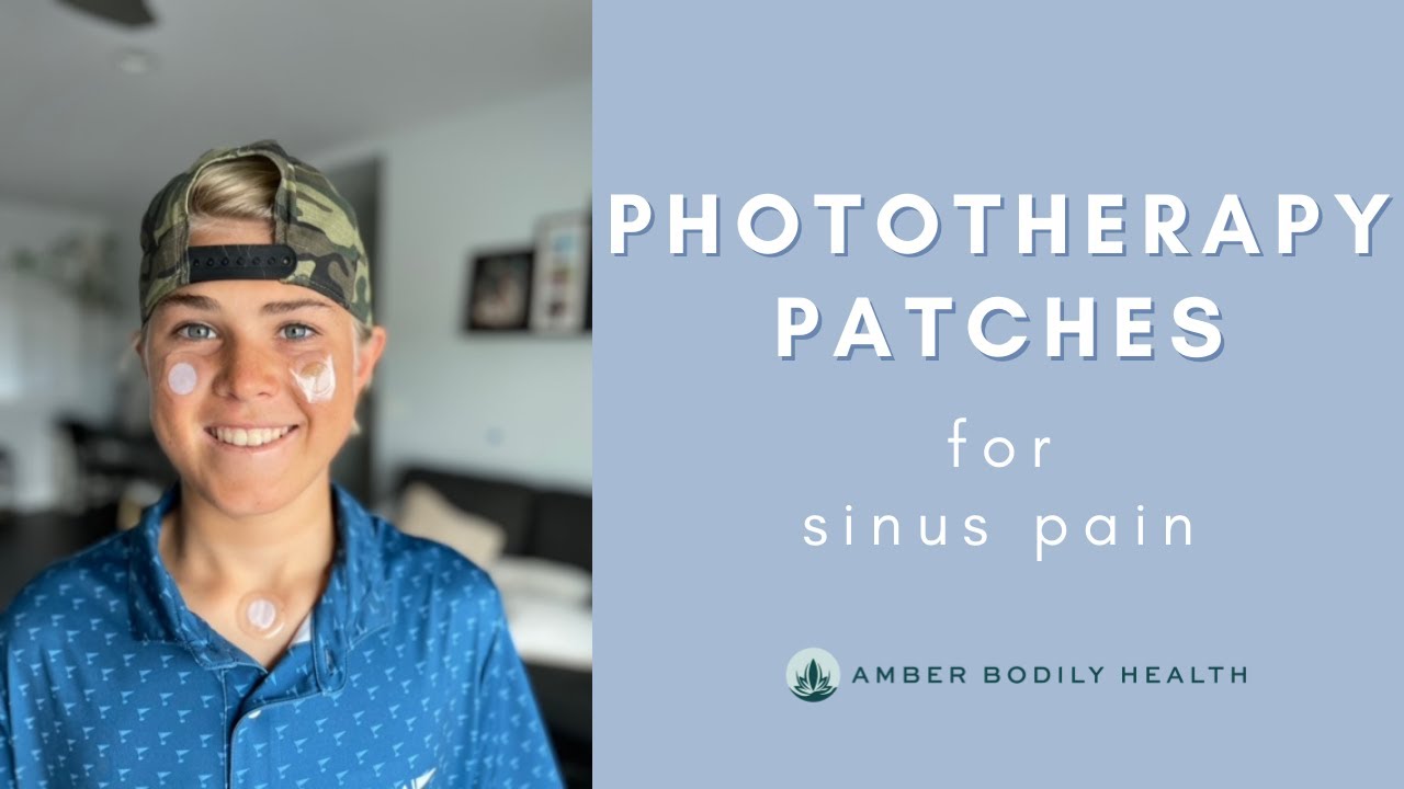 Phototherapy Patches For Sinus Pain - YouTube