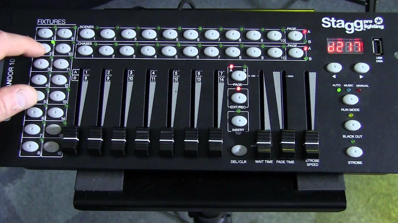 Stagg Pro Lighting | COMMANDOR 10 - YouTube