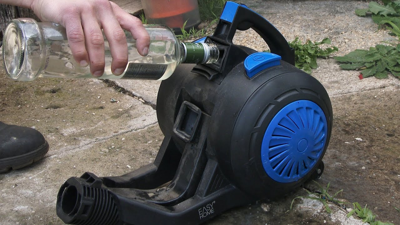 Pouring Vodka into a Vacuum Motor - YouTube