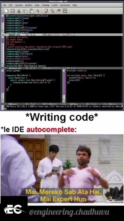 IDE Programming||#computerprogrammer @EngineeringChadhuvu - YouTube