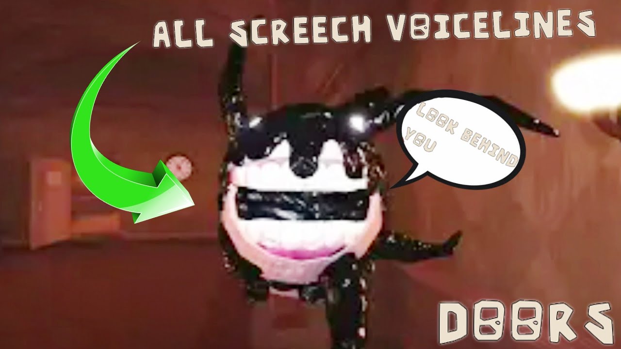 DOORS - Screech's Voicelines!!! (Roblox) - YouTube