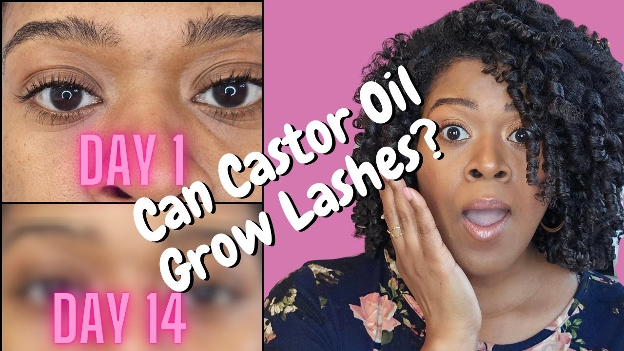 I Used CASTOR OIL on My Lashes for 14 Days | Before & After - YouTube