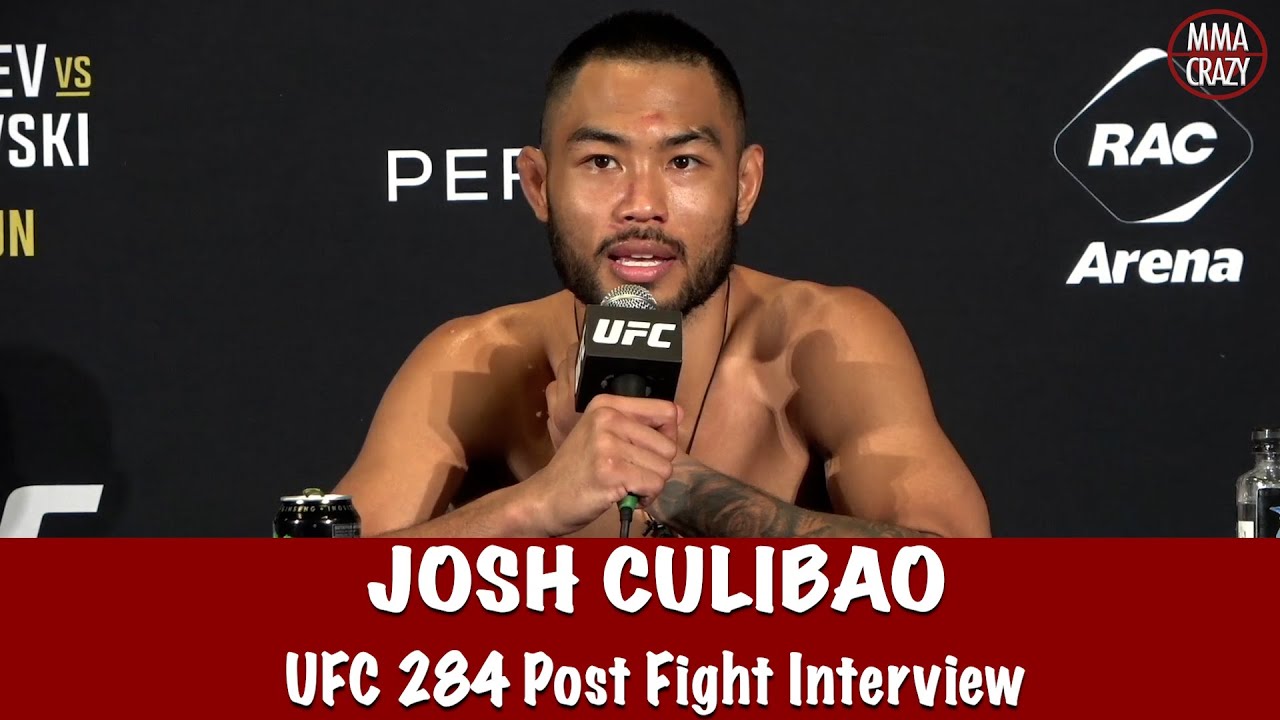 Josh Culibao Reacts to nut hit, weigh in scuffle, & sub win over Melsik ...