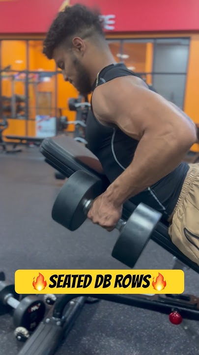 Seated DB Rows - YouTube