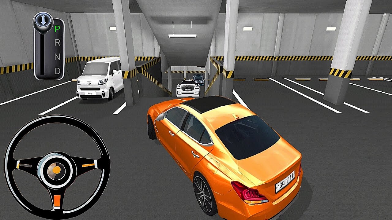 New Luxuray Orange Mercedes G70 Car Parking in Building –3D Driving ...