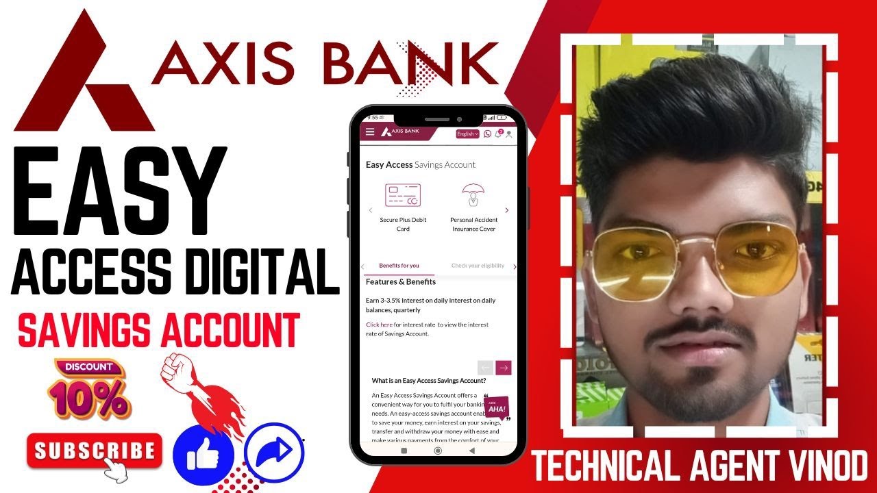 Axis Bank Easy Access Digital Savings Account l Easy Access Savings ...