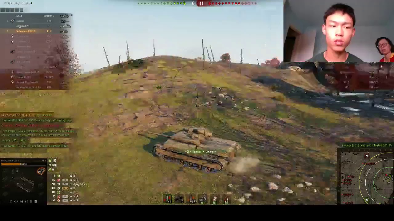 World of Tanks @13:25 EPIC AT8 RAMMING AND KILLING HIGHER TIERS BATTLE ...
