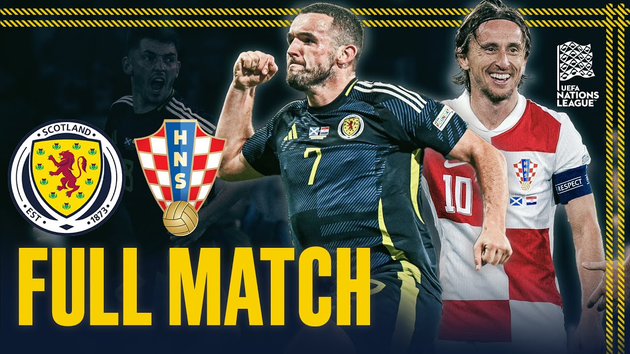 FULL MATCH | Scotland v Croatia | 2024 UEFA Nations League | Scotland ...