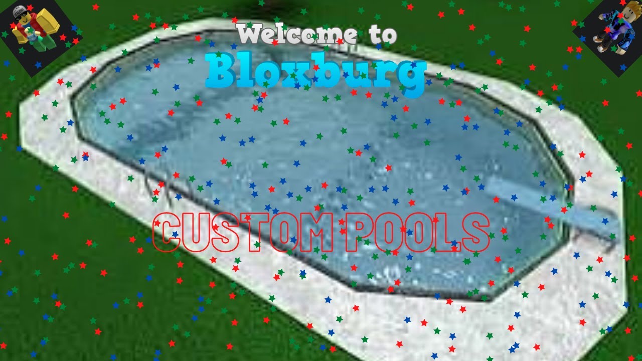 How to make custom pools in bloxburg!!! - YouTube