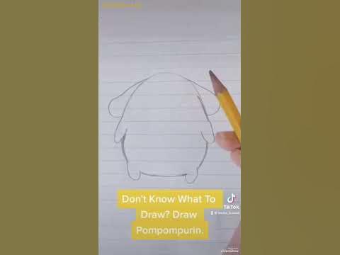 Drawing Pompompurin. (Easy) - YouTube