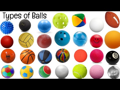 Types of Balls vocabulary collections - YouTube