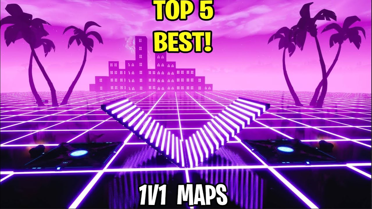 Top 5 best 1v1 maps In SEASON 8! | Fortnite 1V1 Map CODES! - YouTube