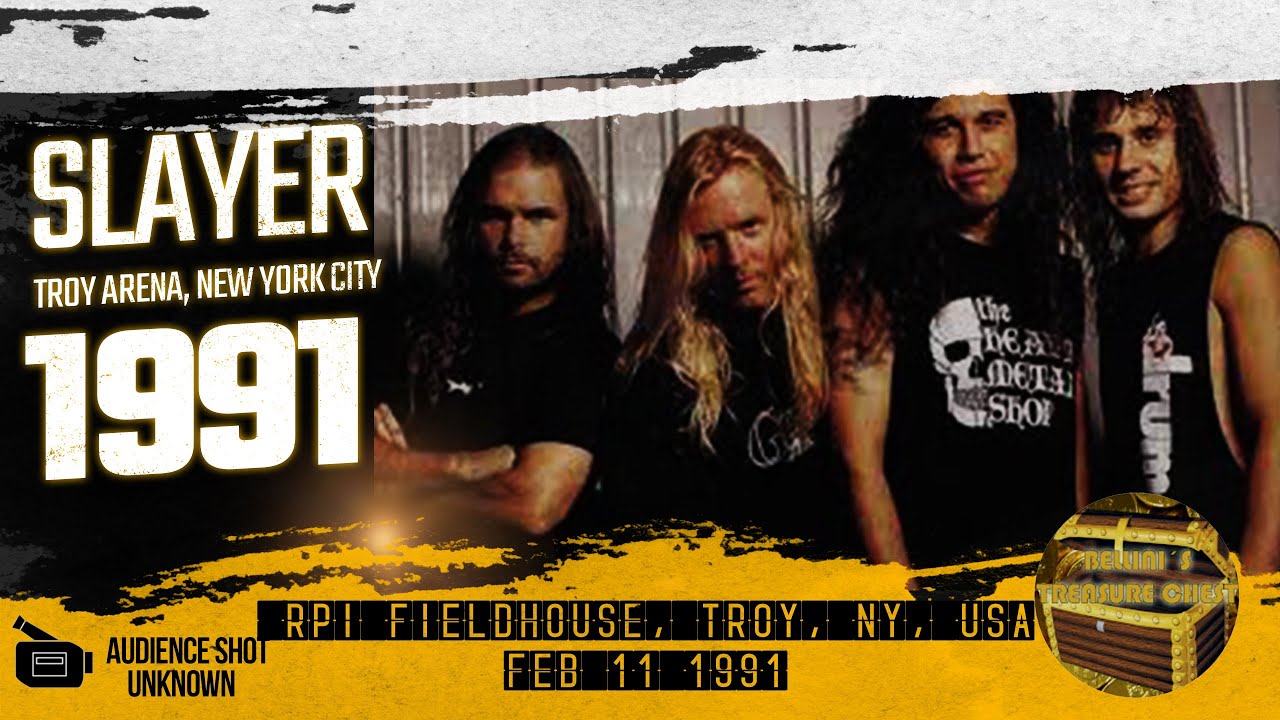 SLAYER - TROY ARENA - NEW YORK CITY - 1991 - YouTube