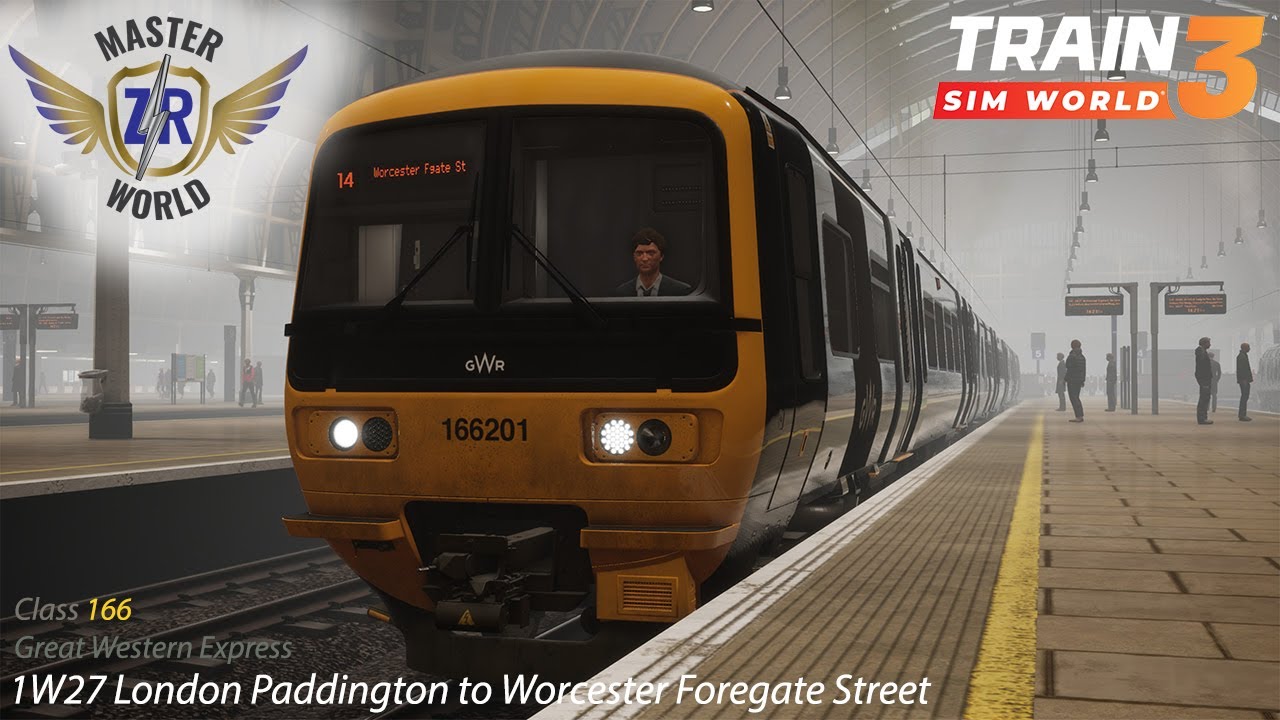 1W27 London Paddington to Worcester Foregate Street - Great Western ...