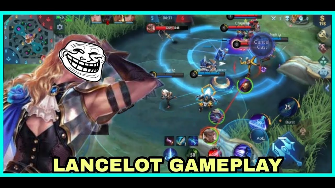 Lancelot game play meme/by jantz tv #mlbb - YouTube