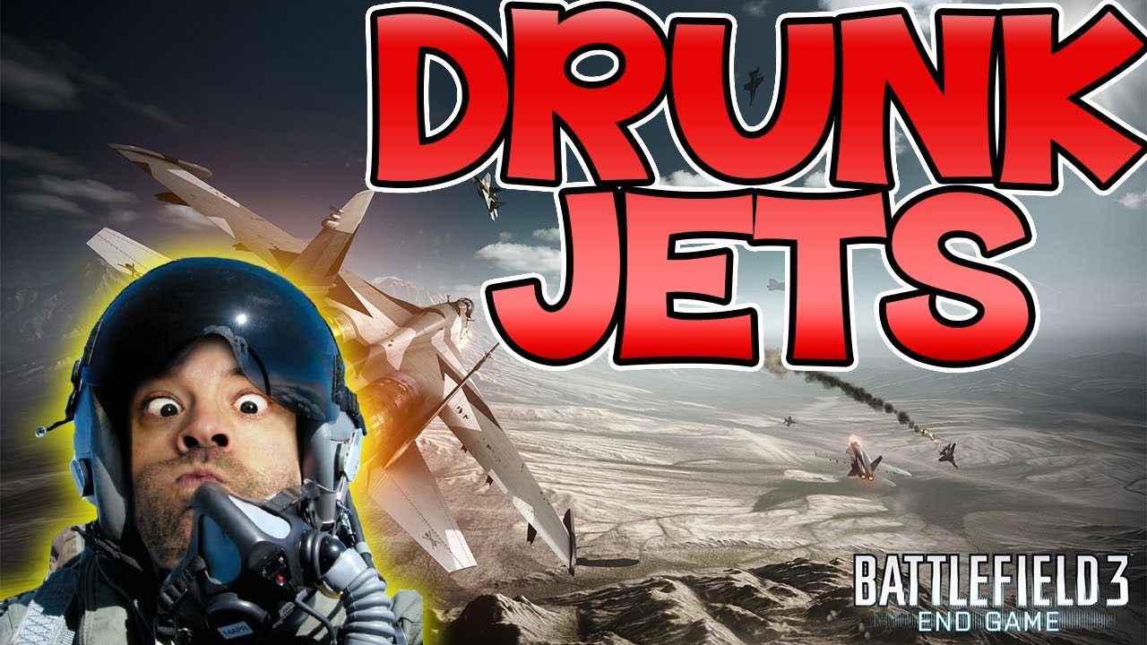 DRUNK FIGHTER PILOT! "Battlefield 3 Jet Crash Montage" - YouTube