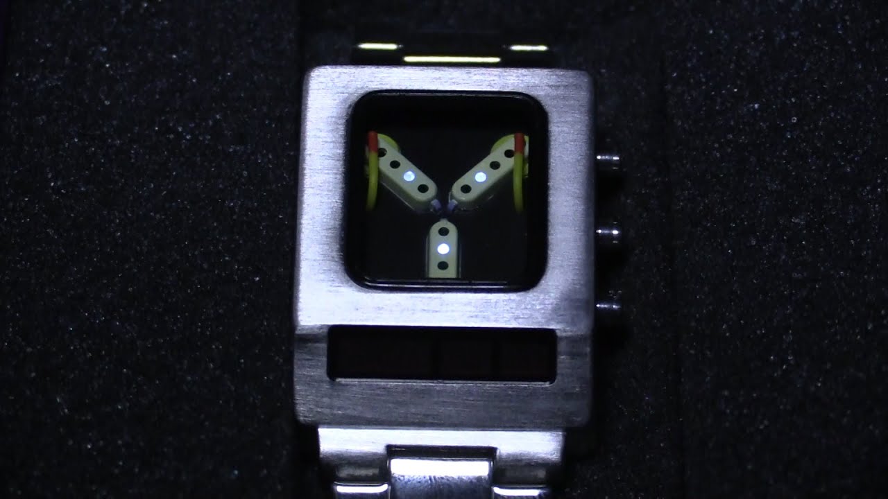 Back to the future flux capacitor watch - YouTube