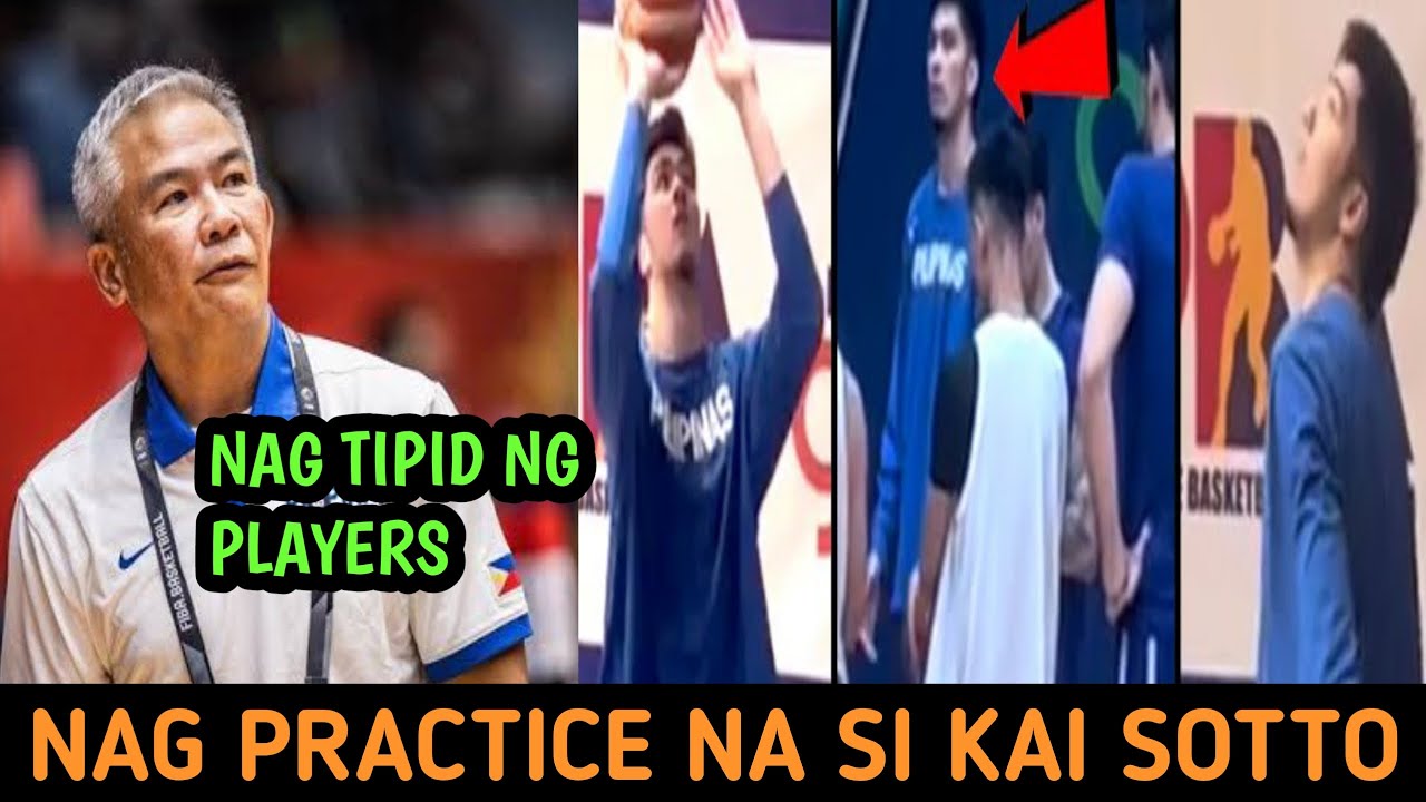 KAI SOTTO NAGSIMULA NANG MAG PRACTICE SA GILAS TINIPID NI CHOT REYES ...