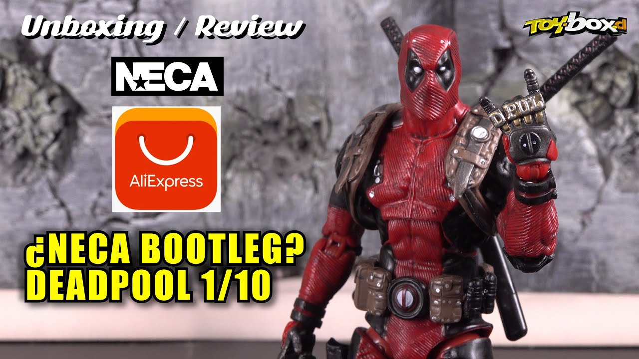 NECA BOOTLEG? DEADPOOL 1/10 Scale Unboxing & Review - YouTube
