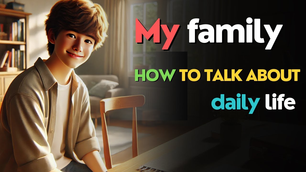 Learn English Through Stories | My Family at Home | Listening English ...