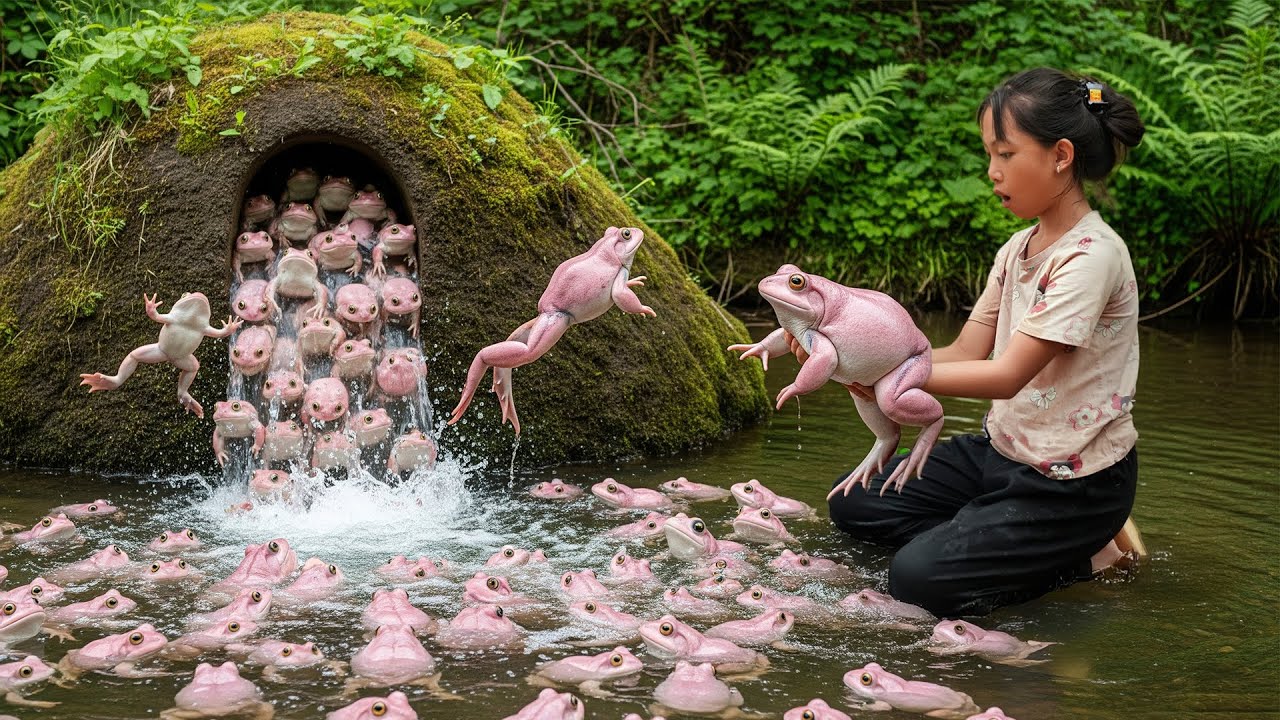 Amazing: How to Make Primitive Mud Pit Frog Trap - Use Mud and Sticks ...