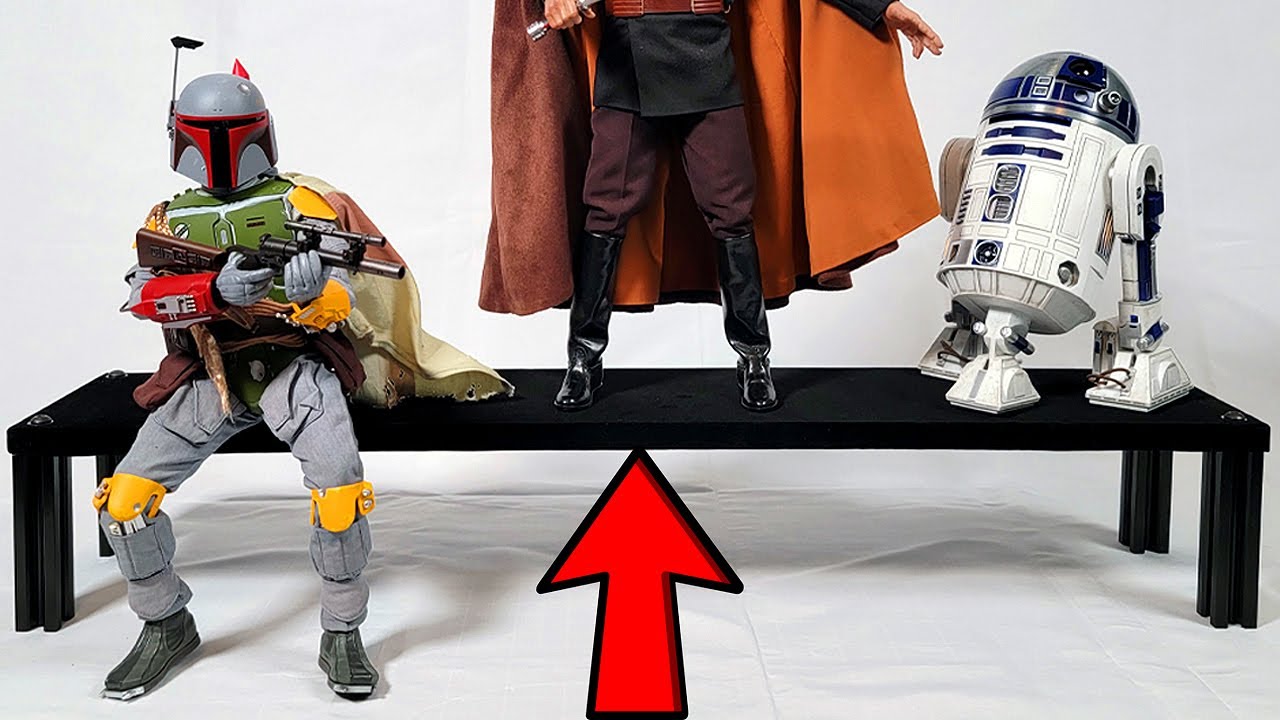 Easy DIY Velvet Figure Stand - YouTube