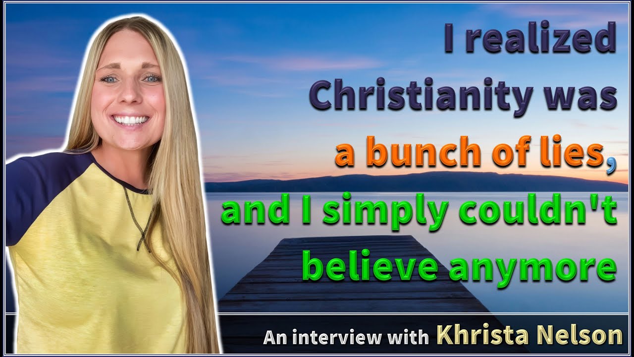 I realized Christianity was a bunch of lies, and I simply couldn't ...