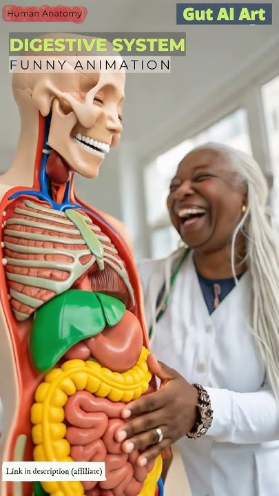 Human Digestive System Animation | Human Anatomy | Gut AI Art | 54 ...