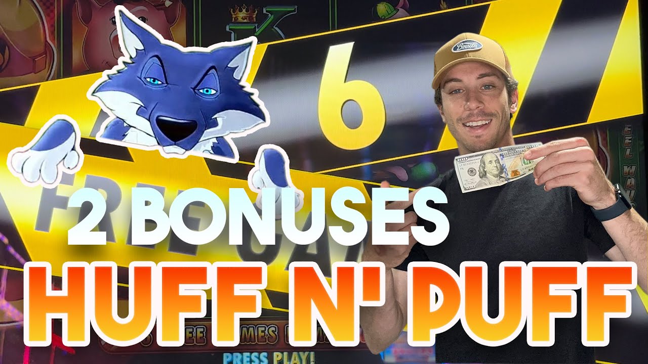 Awesome Win On A Huff N' More Puff Slot Machine At Coushatta Casino ...