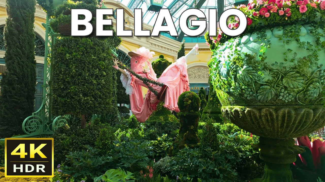 [4K HDR] Bellagio Las Vegas Walking Tour - June 2025 - Bellagio ...