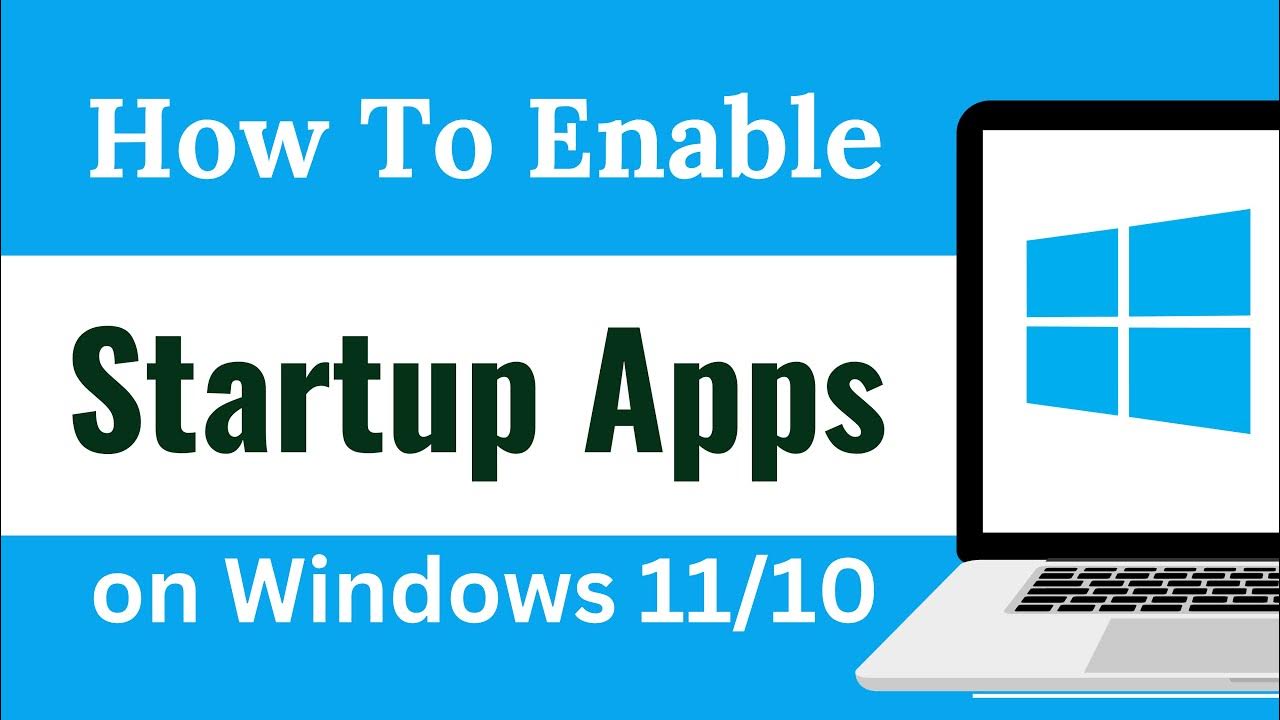 How To Enable Startup Apps on Windows 11 - YouTube