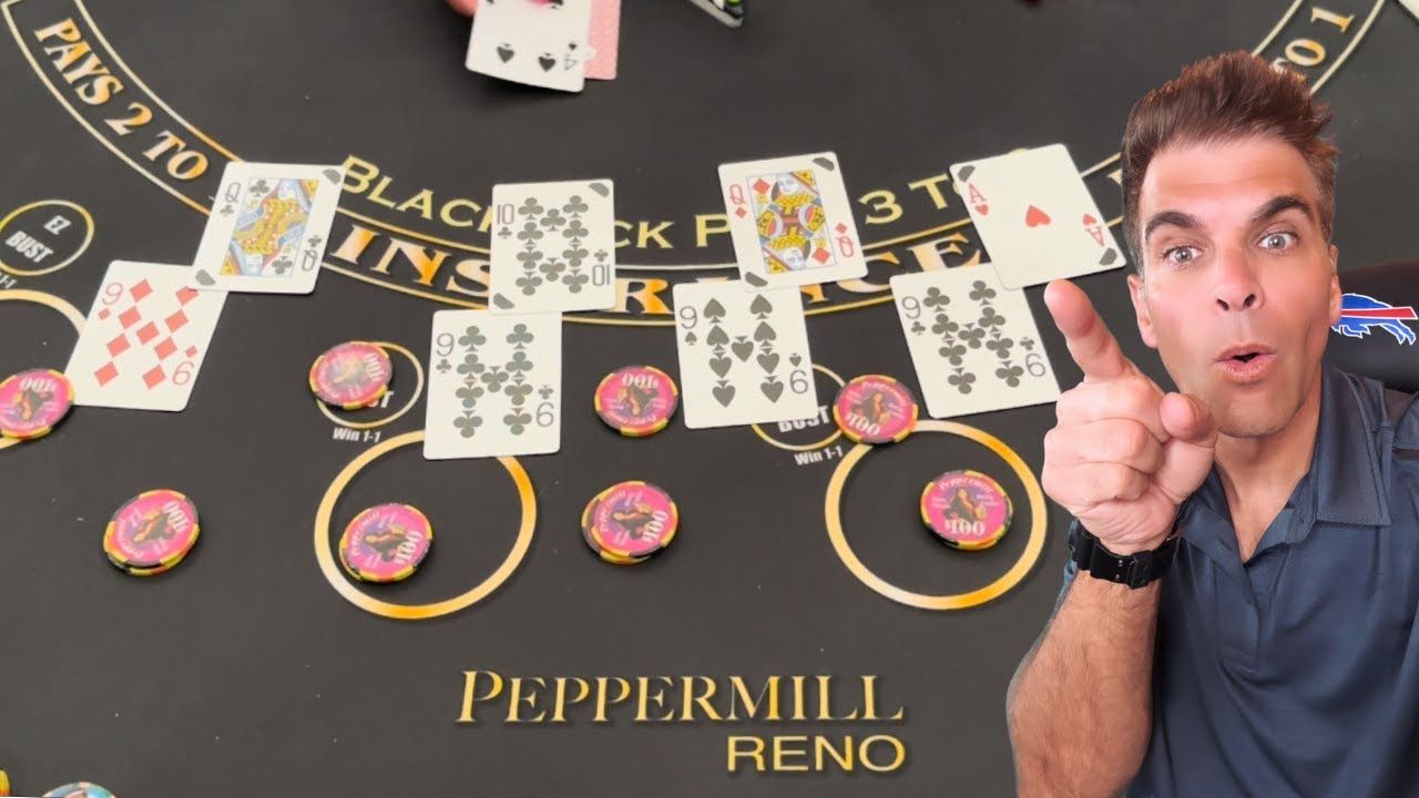 CRAZY SPLITS! #blackjack - YouTube