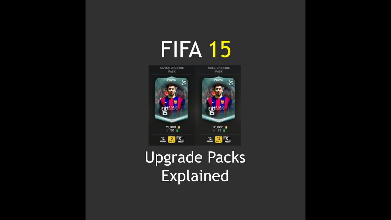 FUT 15: Promo Packs Explained - Special Upgrade Packs (FIFA 15 Ultimate ...