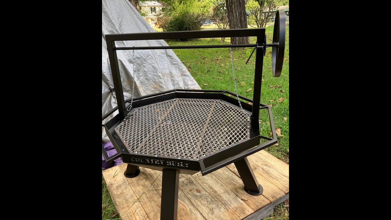 Santa Maria fire pit builds - YouTube