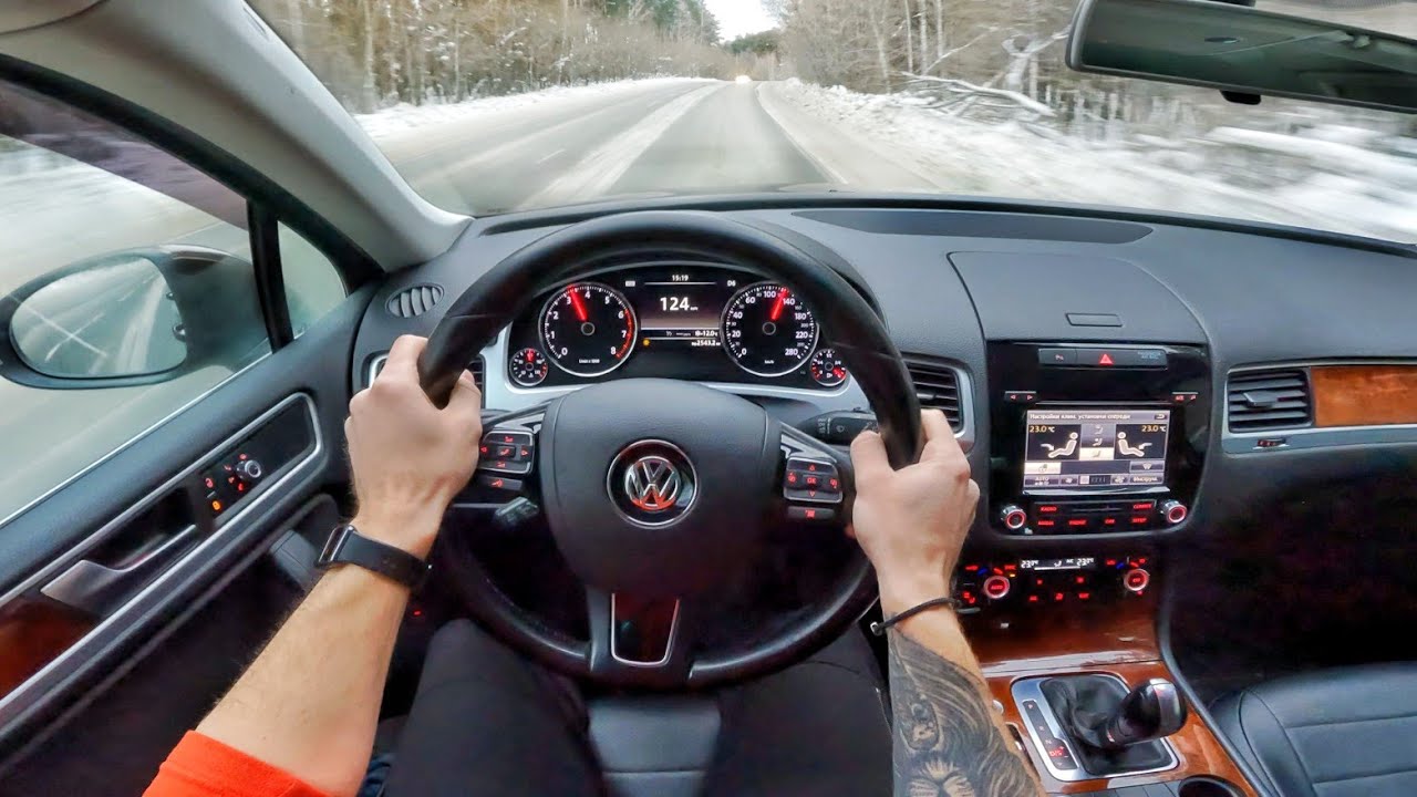 2013 Volkswagen Touareg 3.6 AT - POV TEST DRIVE - YouTube