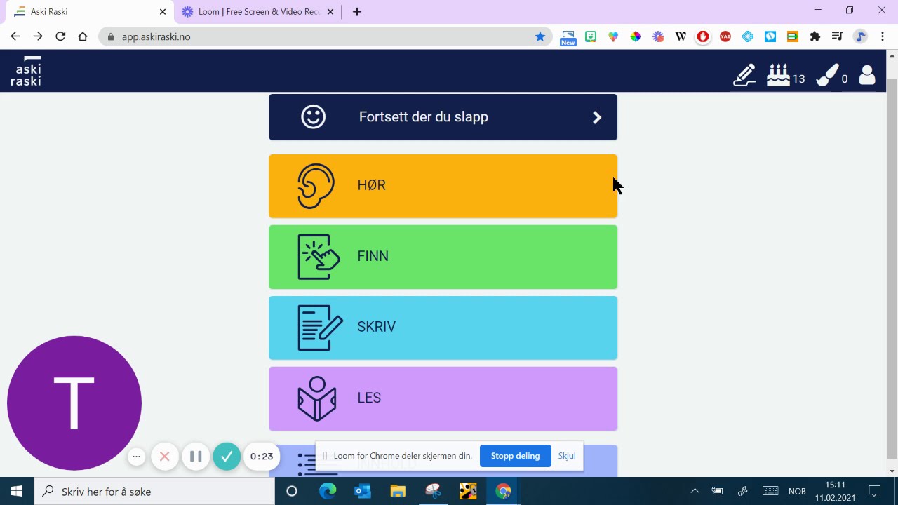 Aski Raski - oversikt over oppgavetyper. - YouTube