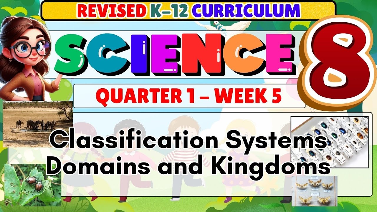 SCIENCE 8 QUARTER 1 WEEK 5 REVISED K-12 CLASSIFICATION SYSTEMS DOMAIN ...