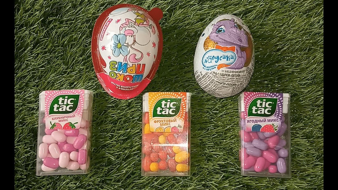 Learn the colors of candy. ASMR Tic Tac Strawberry, Fruit and Berry Mix ...